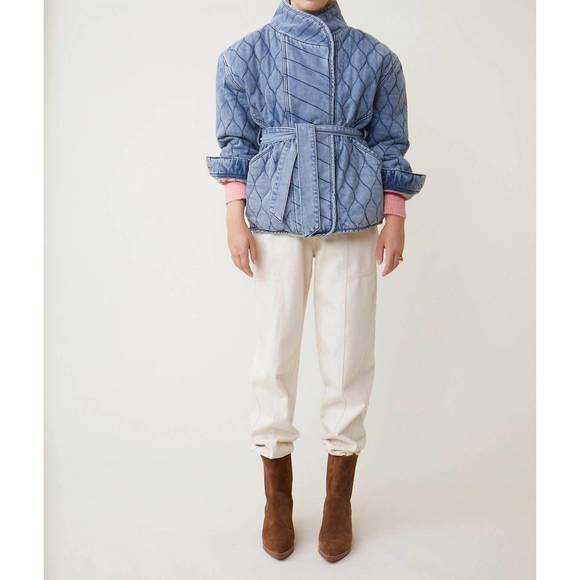 SUNCOO | Jackets & Coats | New Suncoo Eric Jean Jacket In Blue | Poshmark